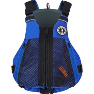 mustang survival trident harmonized foam front zip pfd for adults (blue - l/xl)