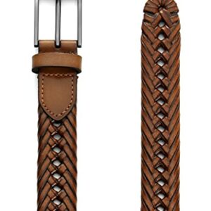 CHAOREN Leather Braided Belts Men - 1 1/8" Mens Casual Woven Leather Belt - Belt Men