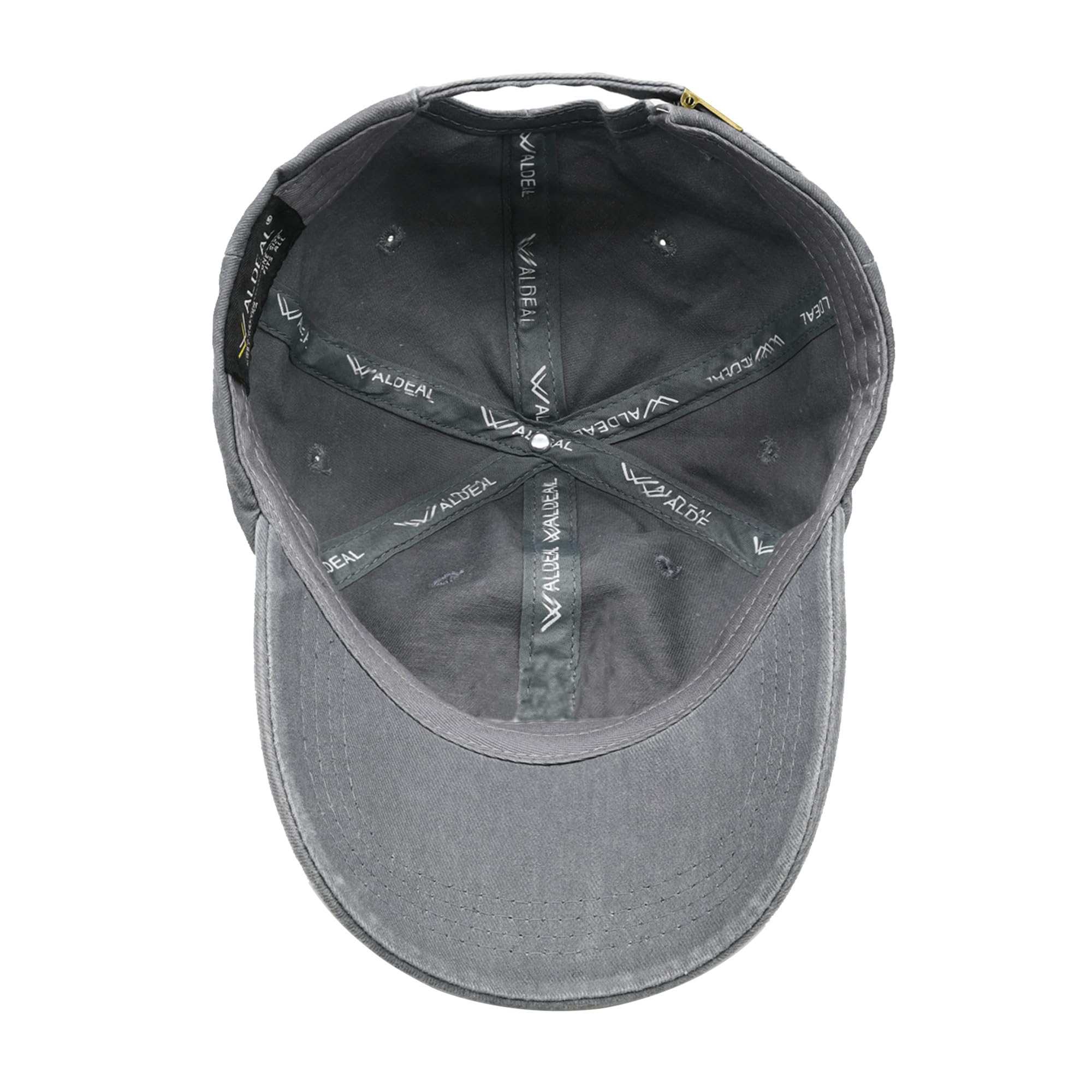 Christian Gifts for Men Women, Cross Jesus Hat, Washed Vintage Embroidered Baseball Cap Gray