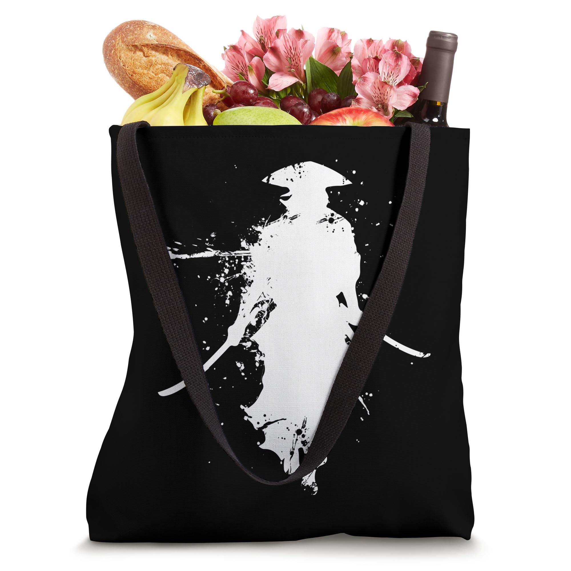 Samurai Warrior - Sword Art Japanese Fighter Katana Tote Bag