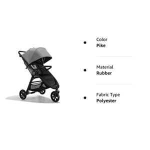 Baby Jogger City Mini GT2 All-Terrain, Lightweight Stroller with Forever Air Tires, One-Hand Fold, and All-Wheel Suspension, Pike Exclusive includes Belly Bar, Leatherette Handlebar, & Premium Fabric