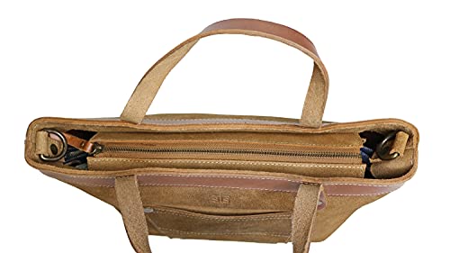 STS Ranchwear Calvary Satchel Distressed Brown Leather One Size