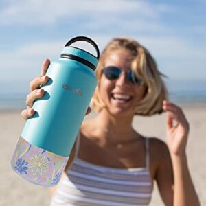 WK IEASON Protective Silicone Base Boot for Hydro Flask 32OZ 40OZ Wide Mouth, Anti-Slip Silicone Sleeve Cover Bumper for Owala Freesip/Flip/Twist 40OZ Flask Water Bottle-3.56inch Bottom Diameter