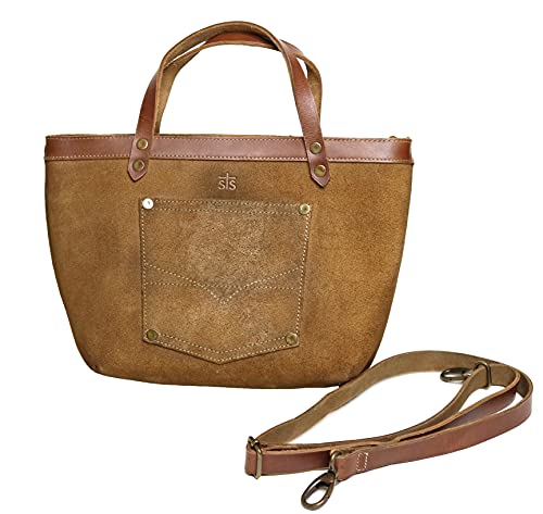 STS Ranchwear Calvary Satchel Distressed Brown Leather One Size