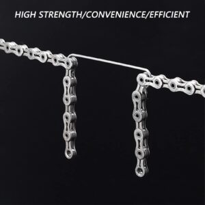 ALEOED 2 Pieces Bike Chain Hook Stainless Steel Connecting Repair Tool for Mountain Road Bicycle MTB