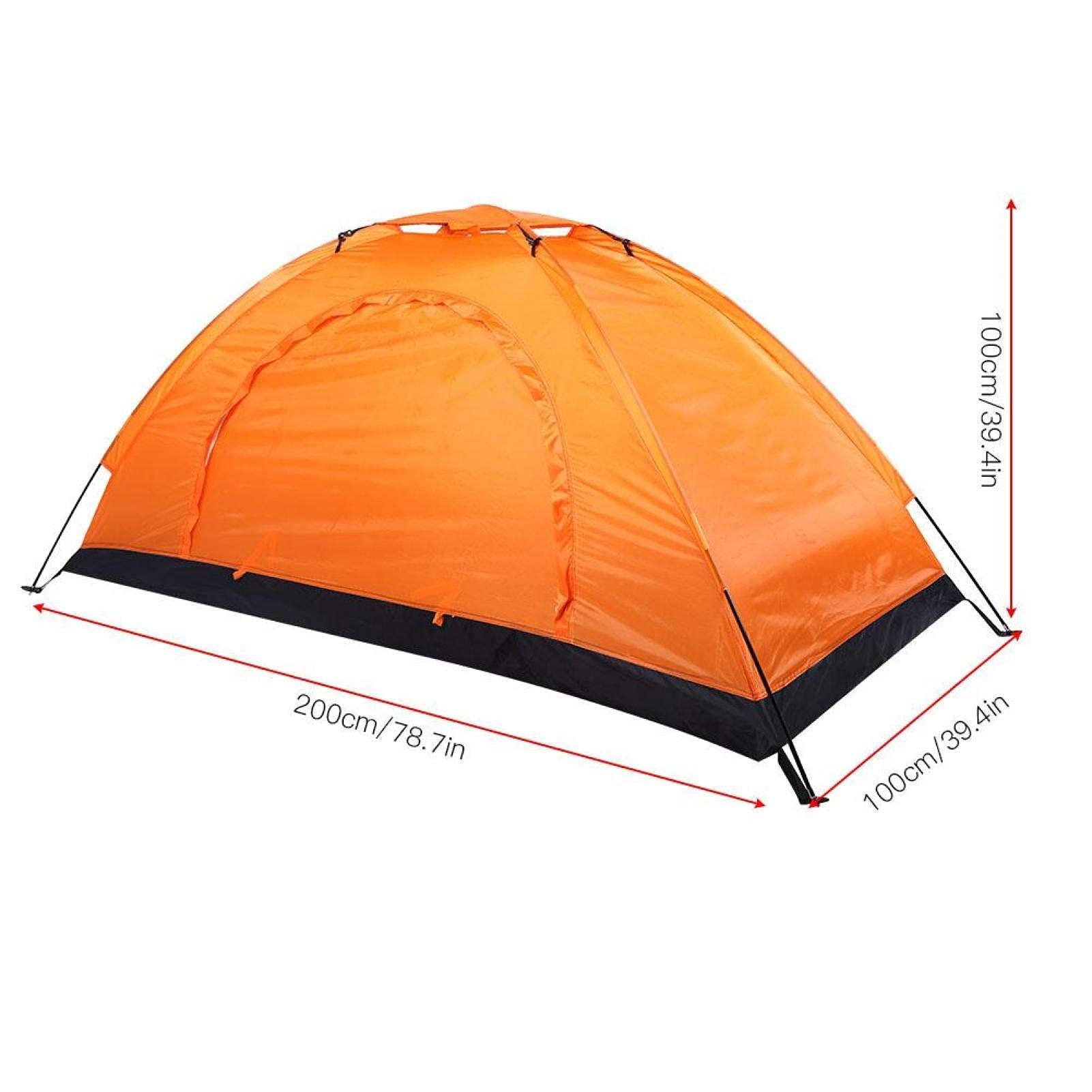 Cyrank Single Person Waterproof Tent, Lightweight, Windproof, Suitable for Camping & Hiking