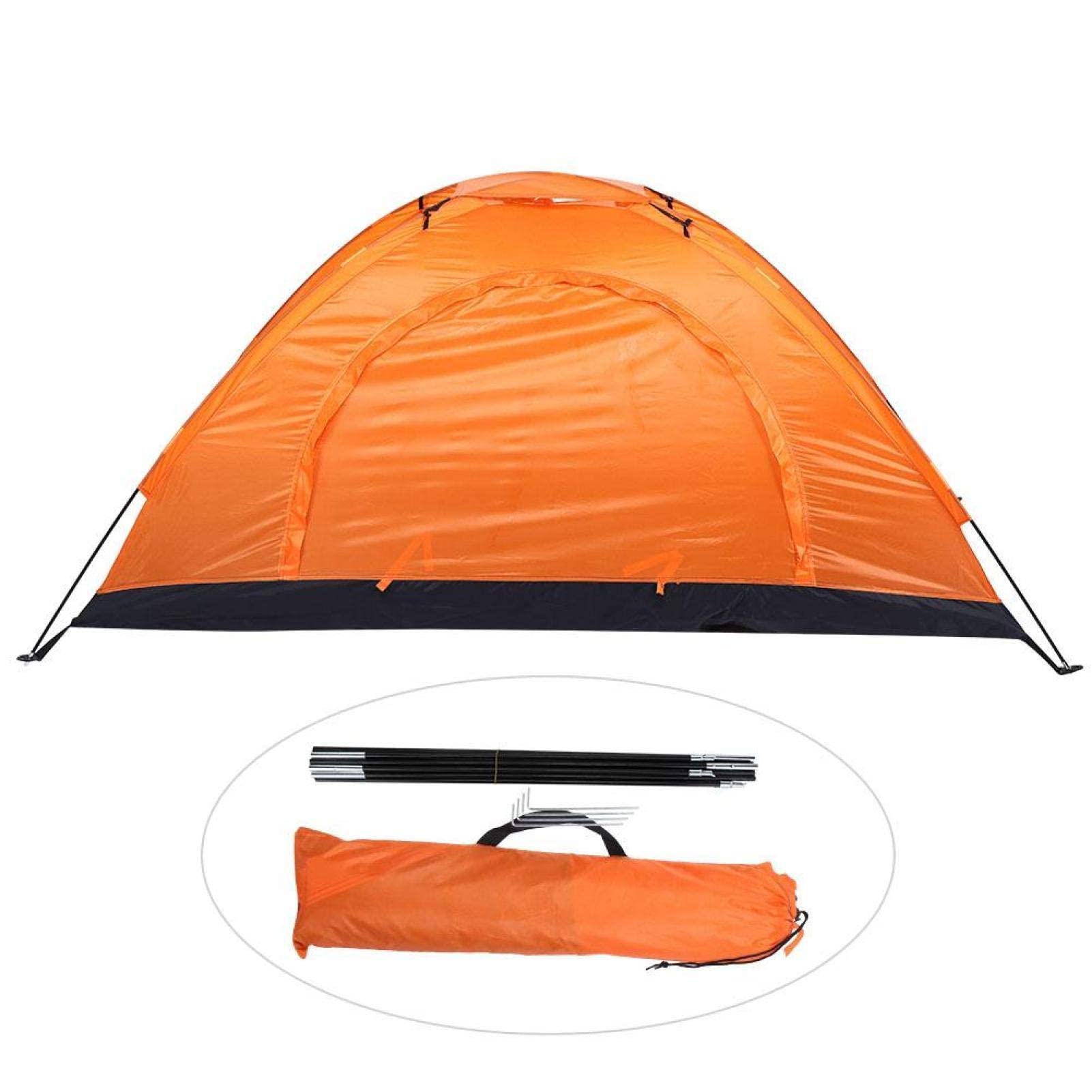 Cyrank Single Person Waterproof Tent, Lightweight, Windproof, Suitable for Camping & Hiking