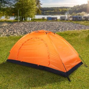 Cyrank Single Person Waterproof Tent, Lightweight, Windproof, Suitable for Camping & Hiking