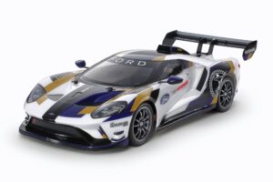 tamiya 58689 1:10 ford gt mk.ii 2020 (tt-02), remote controlled car, rc vehicle, making, assembly kit model, unisex adult,multicoloured