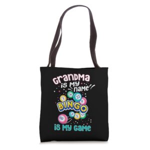 bingo grandma bingo gifts for grandma bingo player tote bag