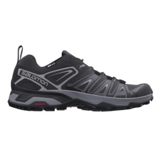 Salomon Men's X ULTRA PIONEER CLIMASALOMON™ WATERPROOF Hiking Shoes for Men, Black / Magnet / Bluesteel, 11.5