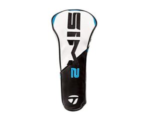 taylormade new 2021 golf sim2 fairway wood headcover black/white/blue/lime neon