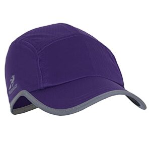 headsweats unisex adult performance reflective race hat for running and outdoor lifestyle baseball cap, purple, 1 us