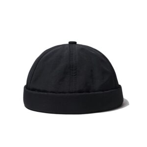 CLAPE Summber Docker Beanie Hat Breathable Cuff Watch Cap Visor-Less Sailor Skullcap Hat