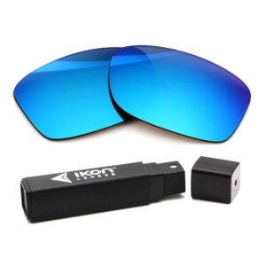 ikon lenses polarized replacement lenses for oakley split shot sunglasses (ice)