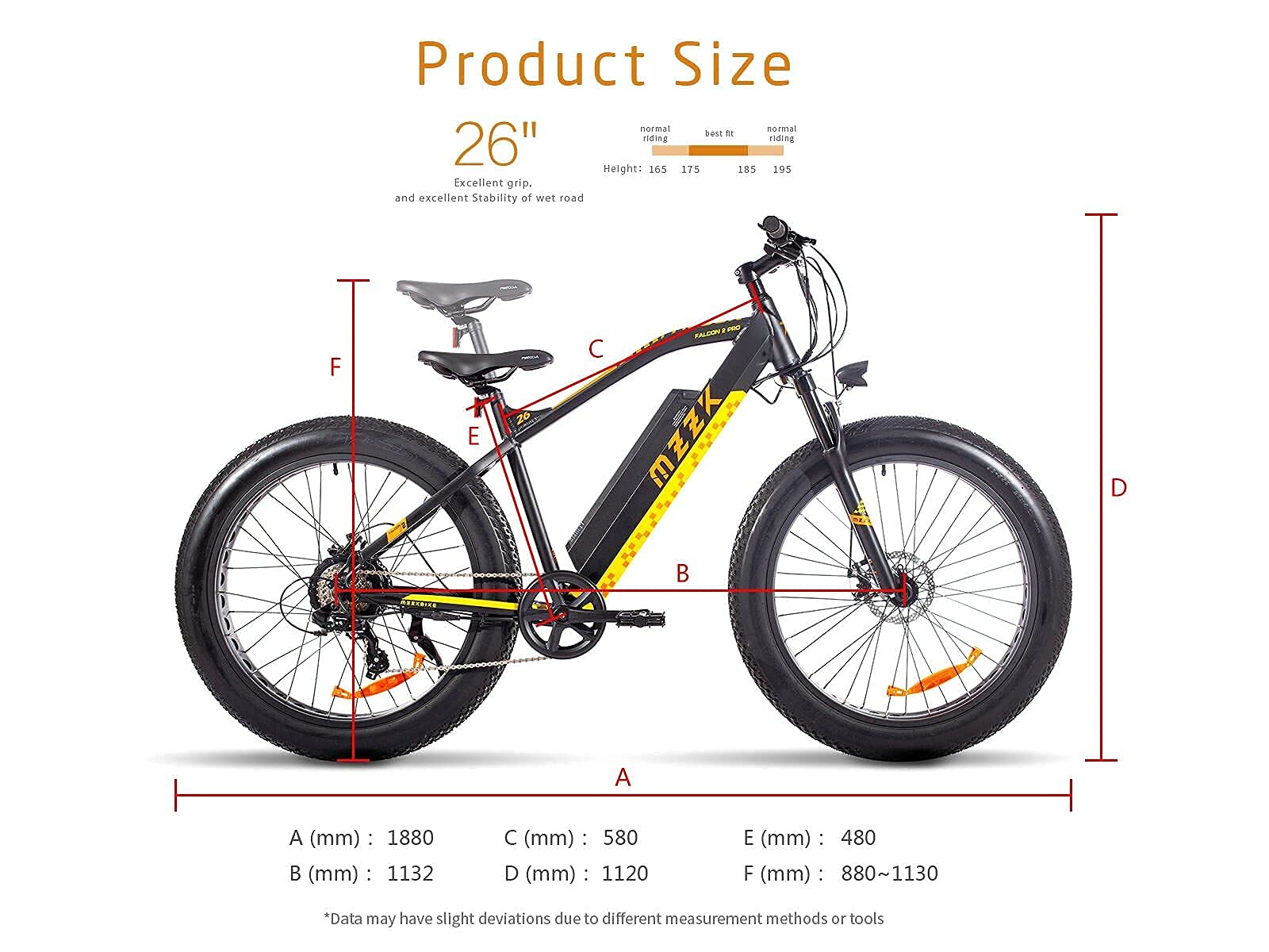 MZZK BIKE BAFAGN 750W Motor Electric Bike for Adults Fat Tire 7-Speed Powerful Mountain E-Bike with 48V Lithium Battery and Multi-Function Display, Black