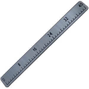 fish ruler for boat kayak with adhesive backing, foam fishing ruler sticker measuring tape 40 inch fish tape measure fishing boat accessories - mid grey