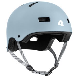 retrospec dakota bicycle / skateboard helmet for adults - commuter, bike, skate, scooter, longboard & incline skating -highly protective & premium ventilation- medium - matte crystal blue