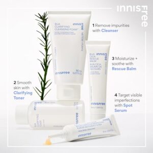 innisfree Bija Clarifying Cleansing Foam with Salicylic Acid and Castor Seed Oil, Korean Face Wash, Sulfate Free