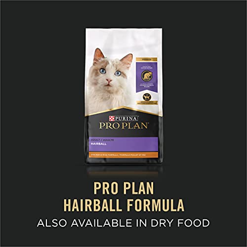 Purina Pro Plan Hairball Control Cat Food Wet Pate, Hairball Chicken Entree - (Pack of 24) 3 oz. Cans