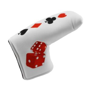 hurricane golf gambler white blade putter headcover fits odyssey scotty cameron