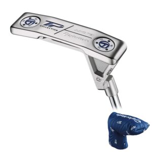 taylor made tp collection hydroblast putter juno tb1 tour truss heel mens golf club right, 34", silver