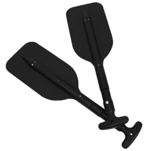 BESPORTBLE 2pcs SUP Paddles Telescoping Plastic Boat Paddle Collapsible Oar for Kayak Jet Ski and Canoe Safety Boat Accessories