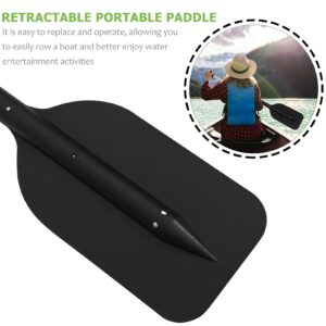 BESPORTBLE 2pcs SUP Paddles Telescoping Plastic Boat Paddle Collapsible Oar for Kayak Jet Ski and Canoe Safety Boat Accessories