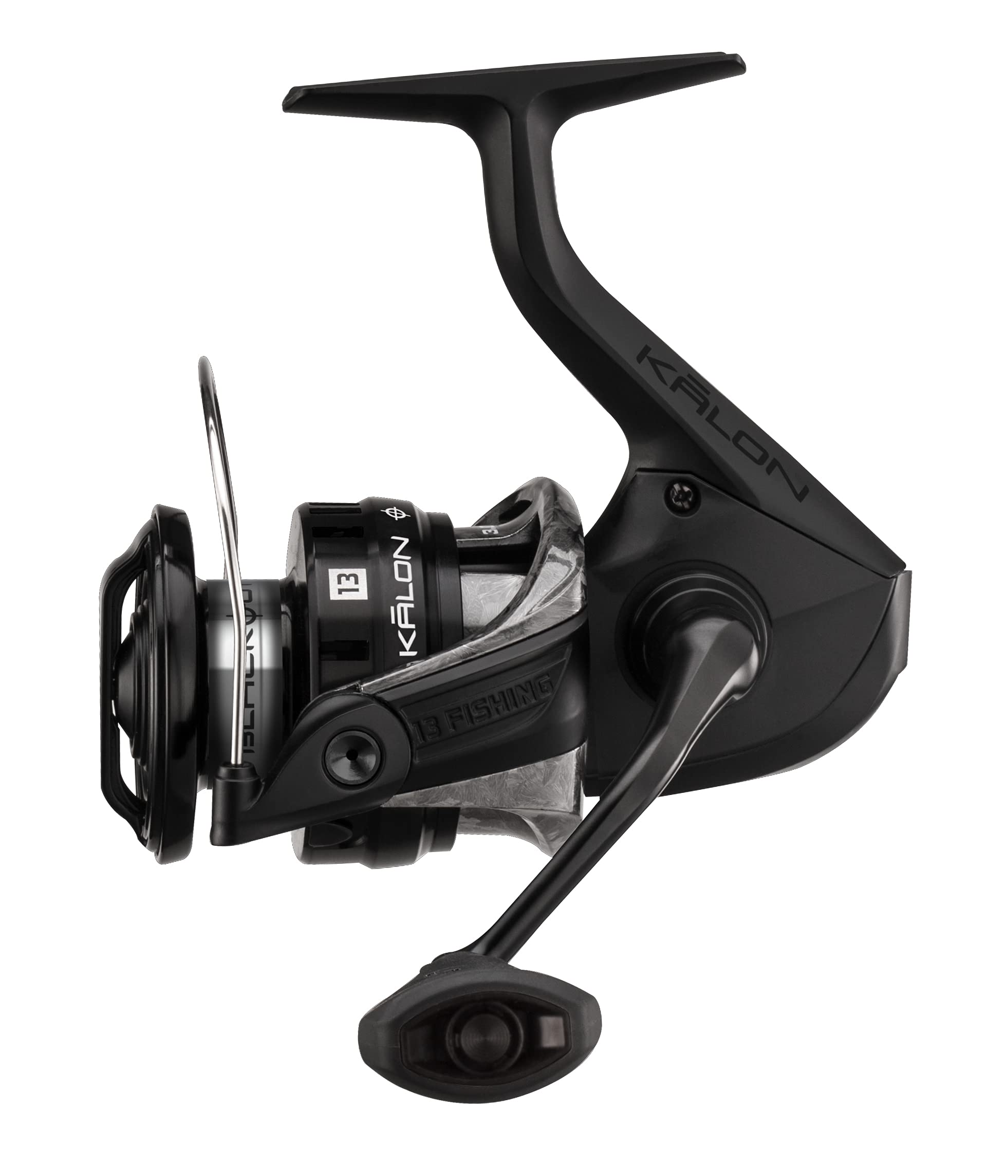 13 FISHING - Kalon O Blackout Spinning Reel - 5.2:1 Gear Ratio - 5.0 Size (Salt+Fresh) - KLO-5.2-5.0