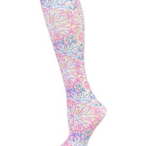 Hocsocx Citrus Pink Blossoms Socks Performance Liner Moisture-Wicking Protection for Field Hockey, Ice Hockey, and Soccer