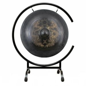 9" to 16" vietnamese dragon gongs on stands - 16" on high c stand. includes stand of choice, gong, & mallet/clear bell-like tone/promotes positive energy