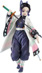 ichibansho figure - demon slayer: kimetsu no yaiba - shinobu kocho (proceed with unbreakable heart and sword), bandai spirits collectible statue