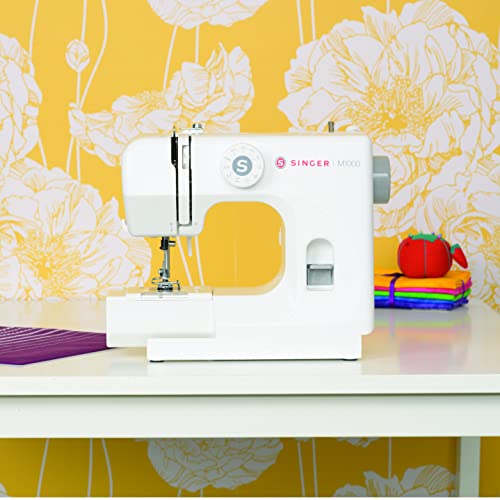 SINGER | M1000 Sewing Machine - 32 Stitch Applications - Mending Machine - Simple, Portable & Great for Beginners