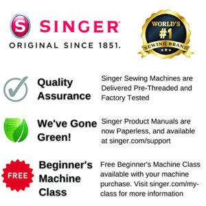 SINGER | M1000 Sewing Machine - 32 Stitch Applications - Mending Machine - Simple, Portable & Great for Beginners