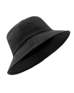 extra large lightweight bucket sun hat,breathable travel cooling hats,outdoor sun hat for big heads 24.5"-25.5" black