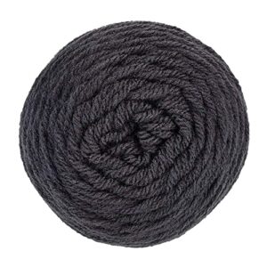 Red Heart Super Saver Yarn (4-Pack of 7oz Skeins) (Charcoal)