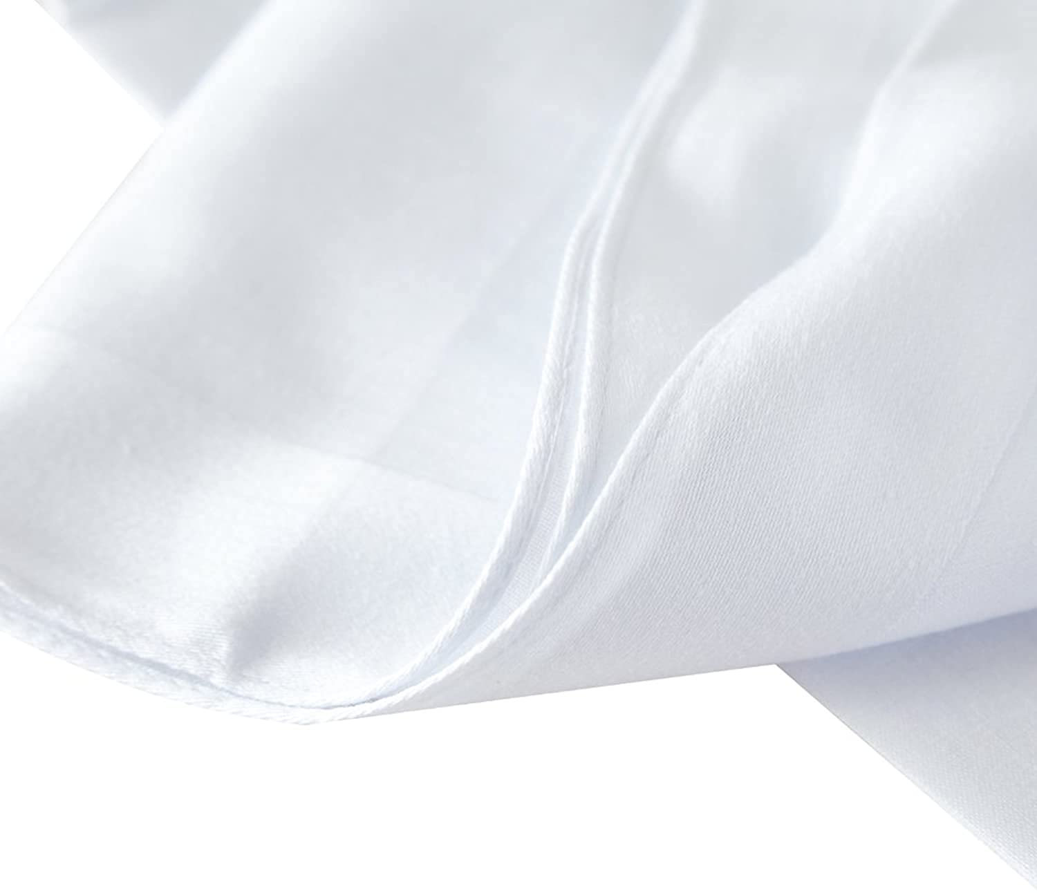 RDS HANKYTEX Women's 100% Cotton Handkerchief,White D