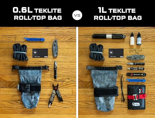 Wolf Tooth Components TekLite Roll-Top Bag, 0.6L - Black