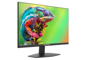 sceptre 24" ips monitor 1920 x 1080p ultra slim 75hz hdmi vga 99% srgb metal black 2021 (e248w-fprk)