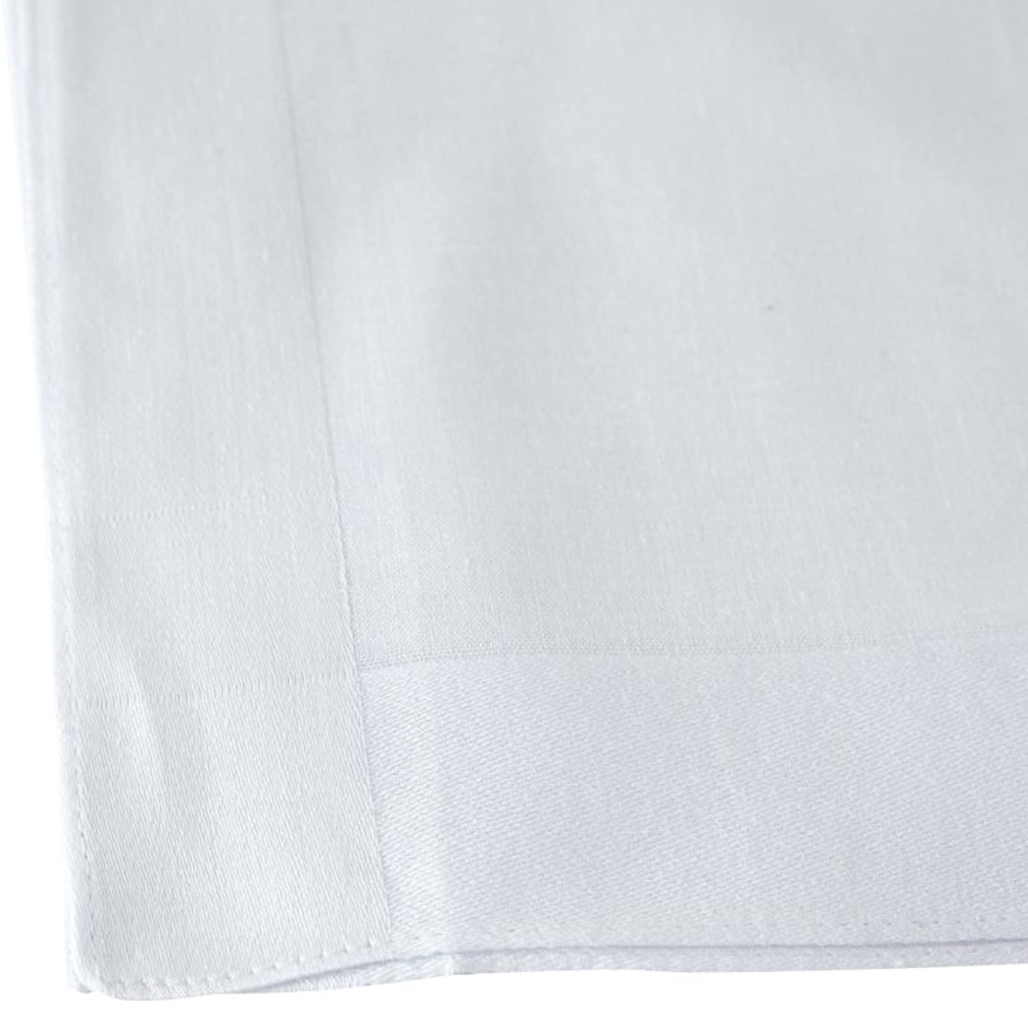 RDS HANKYTEX Women's 100% Cotton Handkerchief,White D