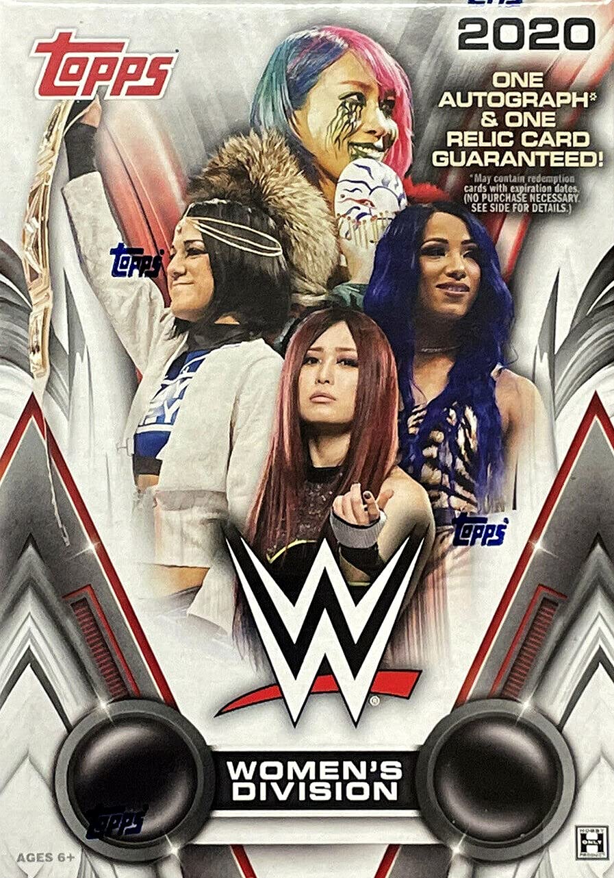 2020 Topps WWE Women's Division Wrestling HOBBY box (60 cards/bx)