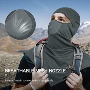 3 Pieces Balaclava - Summer Sun Protection Motorcycle Fishing Sun mask Breathable Windproof Long Face Mask for Men Women