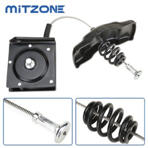 MITZONE Spare Tire Hoist Spare Tire Winch Carrier Compatible with 2002-2005 Dodge Ram 1500 2003-2012 Dodge Ram 2500 Ram 3500 Replace 924-538