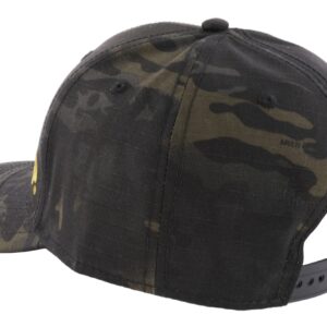 Jeep Text Logo Low Profile Trucker Hat Black Camo/Green Hat