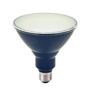 energetic led par38 blue decorative light bulb 85 watt equivalent, 8 watts