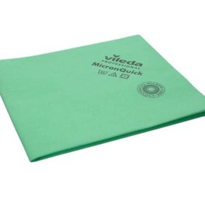 Vileda Professional MicronQuick Microfiber Wipe – Pack of 5 Cleaning Cloth for Pre-Preparation Methods – Lint Free and Improved Wear Resistance - Streak Free Surface Cleaning