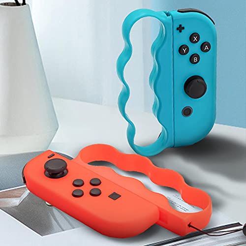 Fitness Boxing Hand Grips for Nintendo Switch Joy-Con,Fit Boxing Clasp Accessories Handle for Adults and Children, 2 Packs