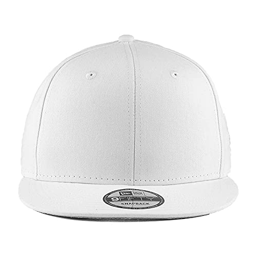 New Era Blank Custom 9FIFTY Adjustable White Snapback Cap