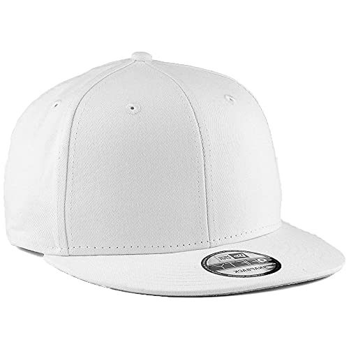 New Era Blank Custom 9FIFTY Adjustable White Snapback Cap