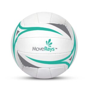 moverays volleyball for outdoor, beach, backyard recreation and games - durable quality, versatile, multi-use ball for sports, fitness activities